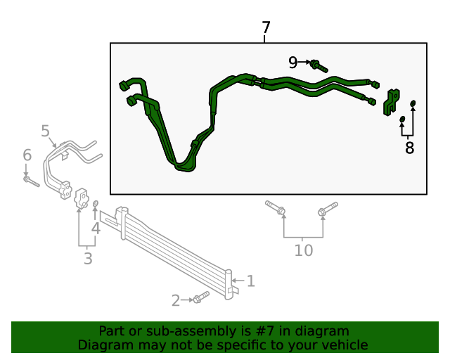2019-2023 Genesis G70 Hose & Tube Assembly 25470-J5150 | OEM Parts Online