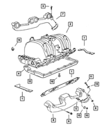 Buy OEM Mopar Intake Gaskets | Mopar Estores