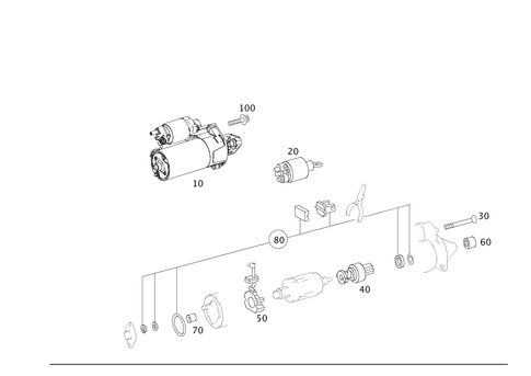 Starter for 2013 Mercedes-Benz E 350 | Mercedes-Benz USA Parts