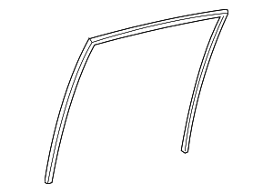 68152-0R051 - Run Channel - 2019-2023 Toyota | OEM Genuine Toyota Parts