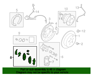 2006-2014 Subaru OEM NEW 2006-2014 Subaru B9 Tribeca Legacy Outback ...