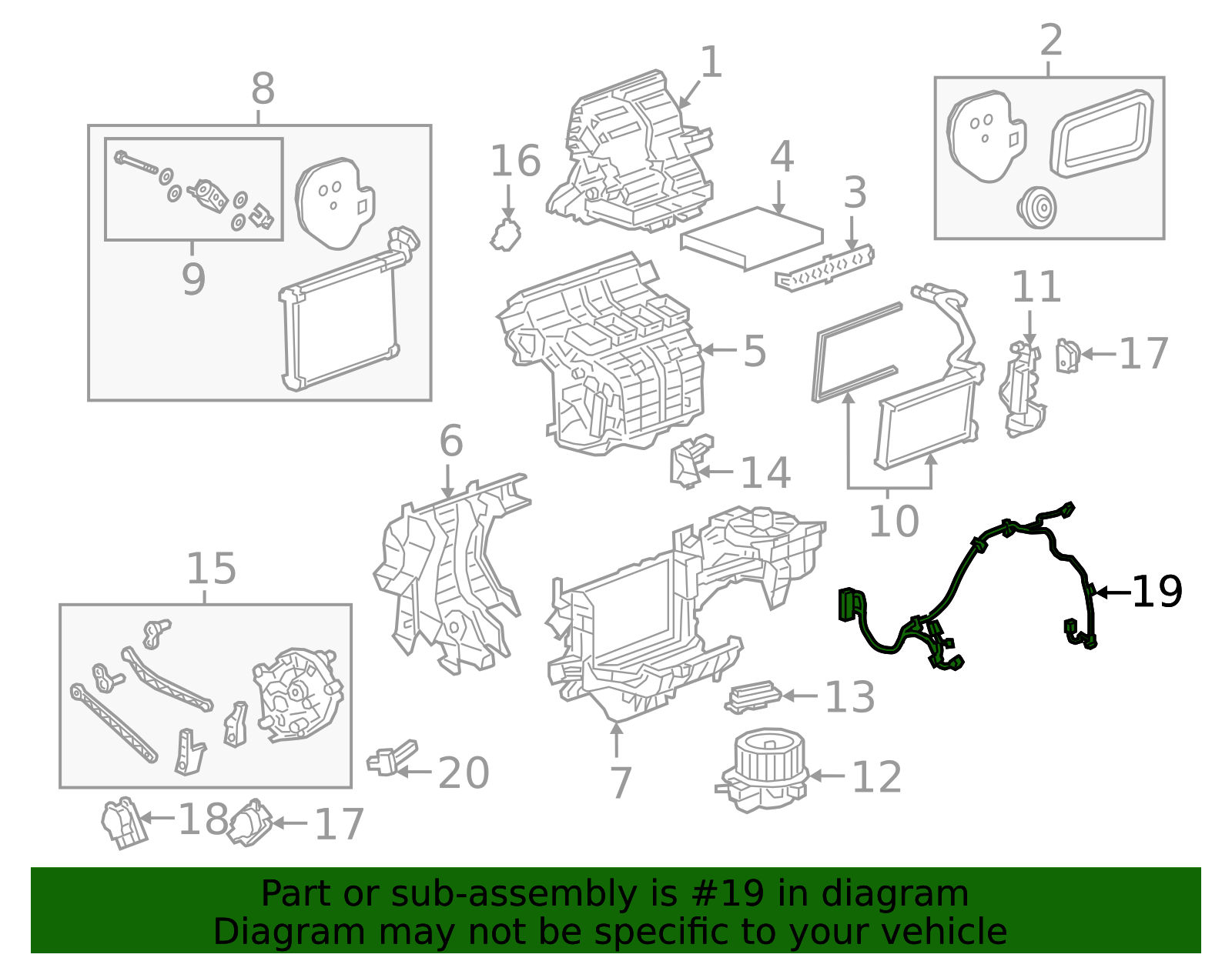 2019-2023 GM Heater Wiring Harness 84837076 GM | GMPartsDirect.com