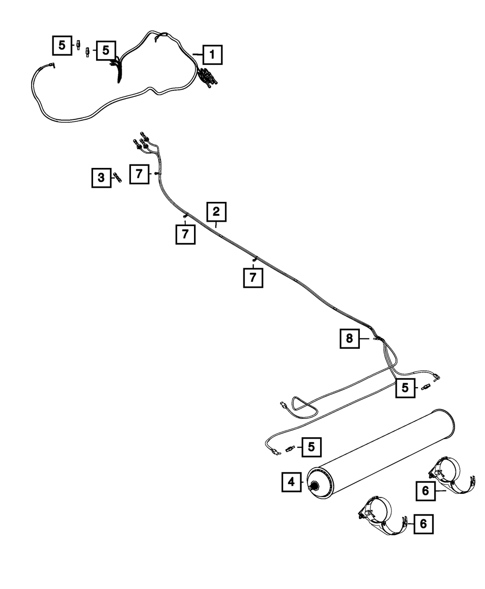 2014-2022 Jeep Air Line Assembly 4877809AE | My Mopar Parts