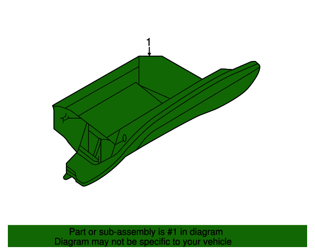 68510-5HU0A - Glove Box Door 2019-2020 Nissan Rogue | Nissan Parts ...