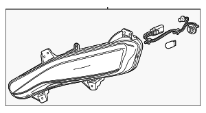 2019-2024 Chevrolet Malibu Front Passenger Side Turn Signal Lamp ...