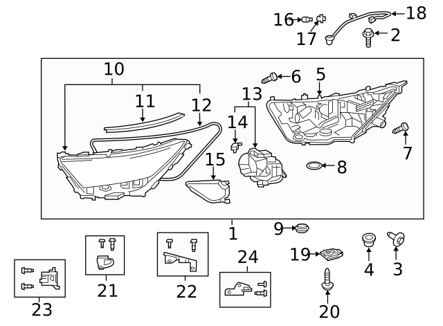 81185-42E50 - Unit Headlamp W Gas - OEM Genuine Parts