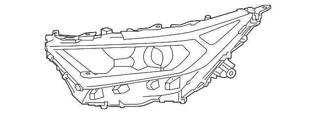 81130-42A12 - Headlamp Assembly - 2019-2022 Toyota RAV4 | OEM Genuine ...