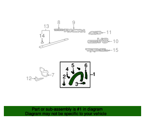 75873-0C060-D0 - Wheel Flare - 2003 Toyota Tundra | OEM Genuine Toyota ...