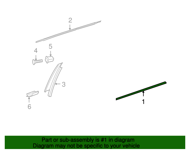 204-730-01-80 - Body Side Molding 2008-2014 Mercedes-Benz | Mercedes ...