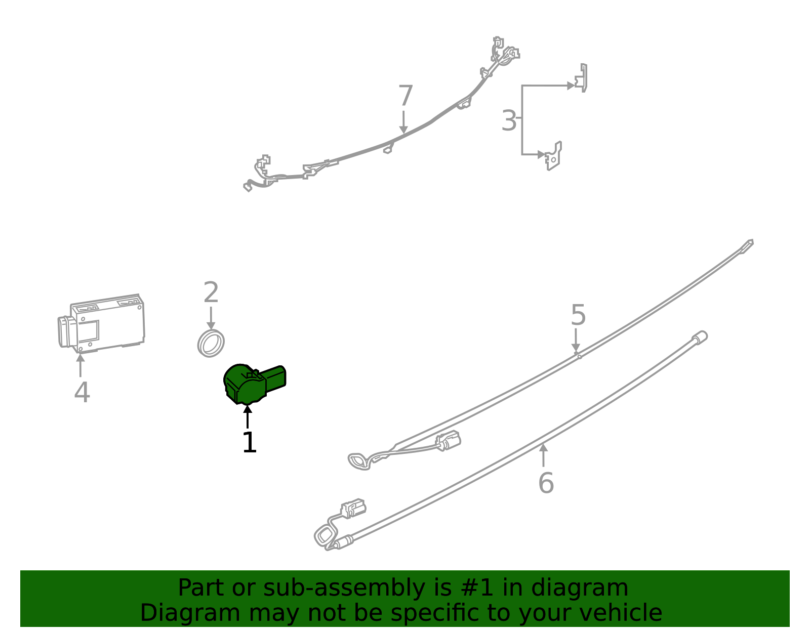 2020-2024 BMW 2020-2024 BMW - Park Sensor 66-20-9-827-023 | BMW Parts ...