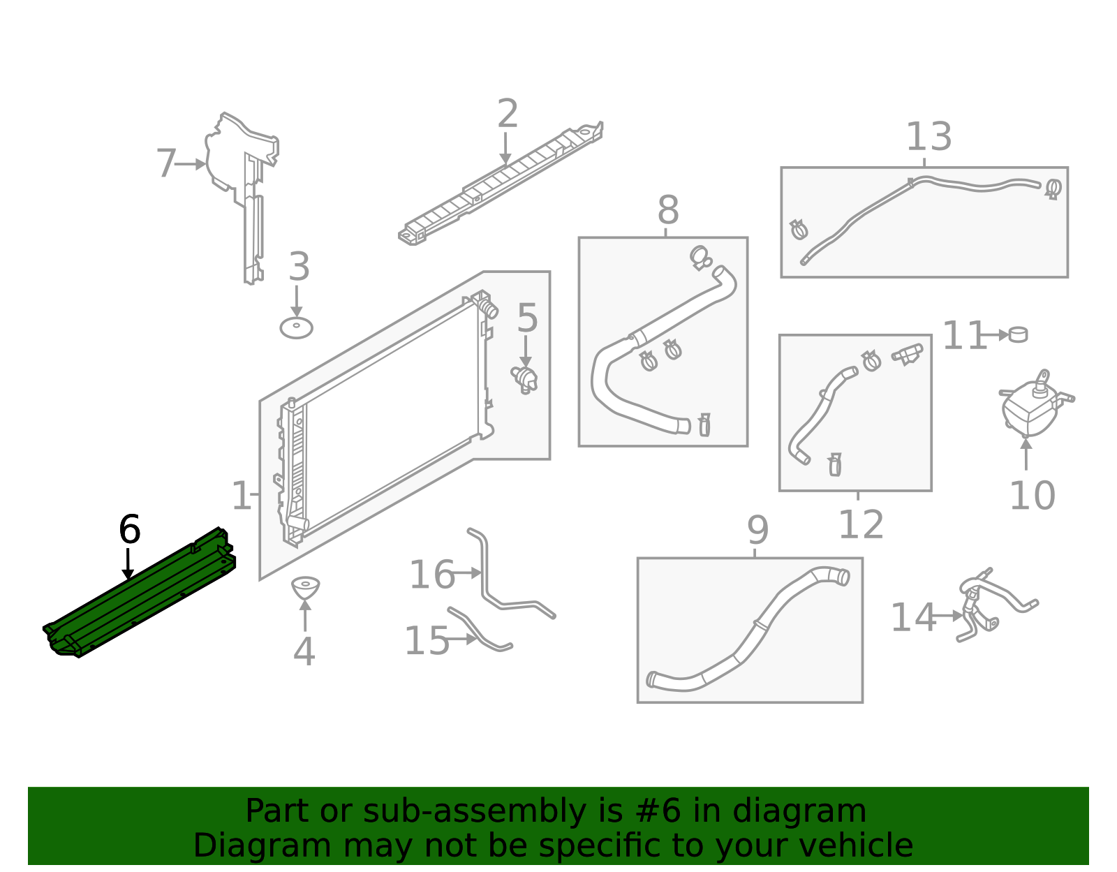 2021-2025 Nissan Rogue Lower Air Guide 21579-6RZ5C | Nissan Parts Central