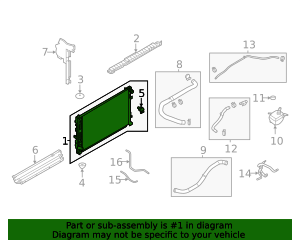 21460-6RA0B - 2021 Nissan Rogue - Radiator | Anicra Nissan Parts