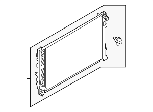 2021 Nissan Rogue Radiator 21460-6RA0B | Nissan Parts Plus