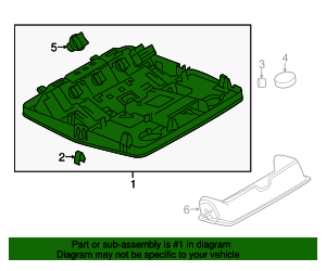 2017 Land Rover Discovery Sport Overhead Console LR083815 ...