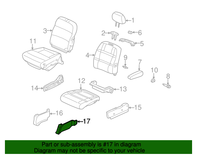 Cover, L Front *NH284L* (Manual Seat)(Sps) (Light Quartz Gray) - Honda ...