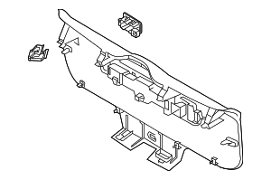 2018-2023 Volvo XC60 Lower Gate Trim 31426914 | TascaParts.com