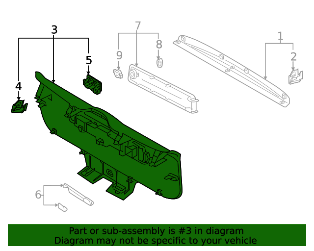 31426914 - Lower Gate Trim 2018-2022 Volvo XC60 | My Swedish Parts