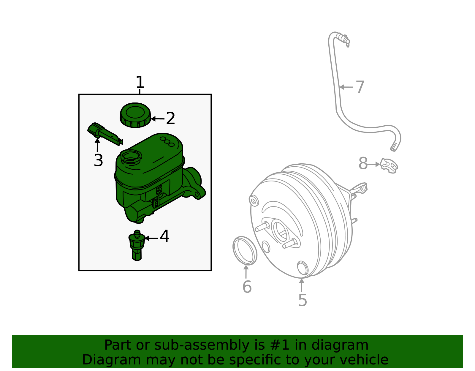 Genuine OEM Ford Part - Master Cylinder PC2Z-2140-A | Genuine OEM Ford ...