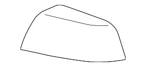 2010-2021 Toyota Door Mirror Cover Left Super White 87945-0C040-A0 ...