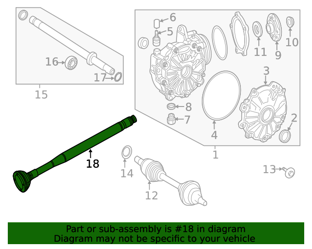 213-410-45-04 - Propeller Shaft Mercedes-Benz USA Parts