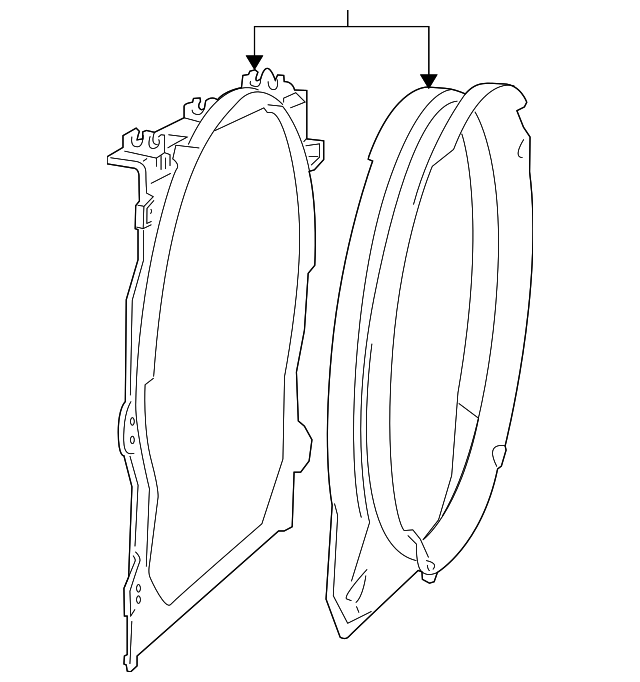 2010-2013 Mopar Fan Shroud 68090676AA | TascaParts.com