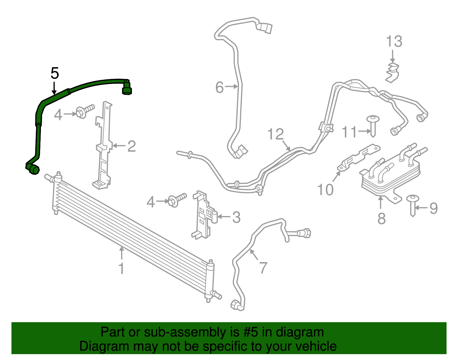2016-2019 Land Rover Hose LR062093 | OEM Parts Online