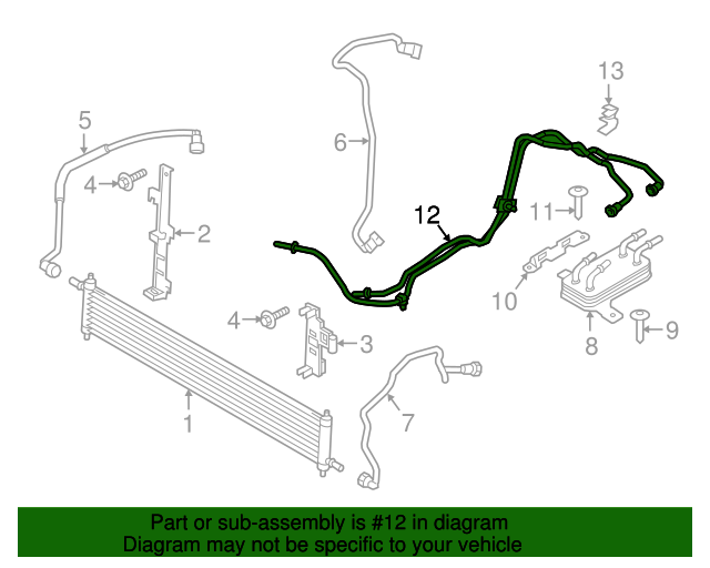 Hose Assembly - 2016-2019 Land Rover (LR081679) | Land Rover Annapolis ...