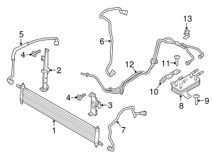 Genuine Upper Hose for 2016-2020 Land Rover | Land Rover Part# LR081657 ...
