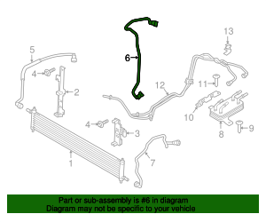 Genuine Upper Hose for 2016-2020 Land Rover | Land Rover Part# LR081657 ...