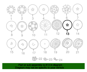 Jaguar OEM Wheel, Alloy Part# XR831513 | OEM Vehicle Parts