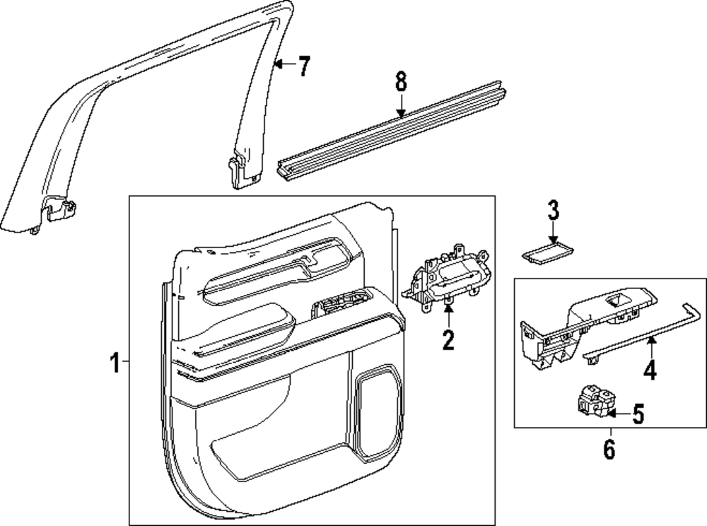 87850015 - F Trim 2024 Chevrolet | Big 3 Auto Parts