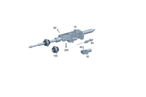 Steering Column Tube and Steering Shaft for 2024 Mercedes-Benz EQE 350 ...