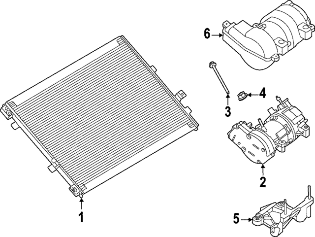 2022-2024 Ford F-150 Lightning Compressor Assembly NL3Z-19703-B | OEM ...