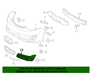 52127-06290 - Jack Plug Cover 2012-2014 Toyota Camry | AutoNationParts.com