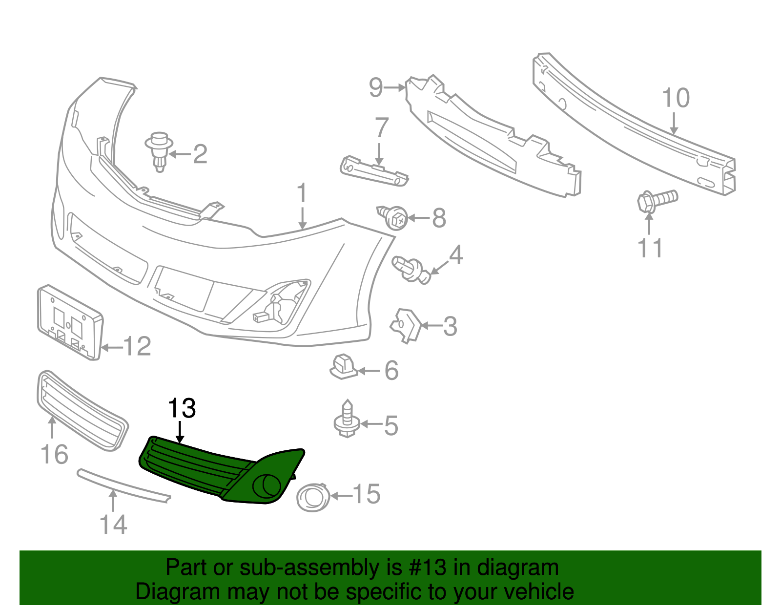 2012-2014 Toyota Camry Hole Cover 52128-06290 | Toyota Parts Center