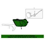 2021-2022 Chevrolet Colorado Front Driver Side Fog Lamp Bezel 84750569 ...