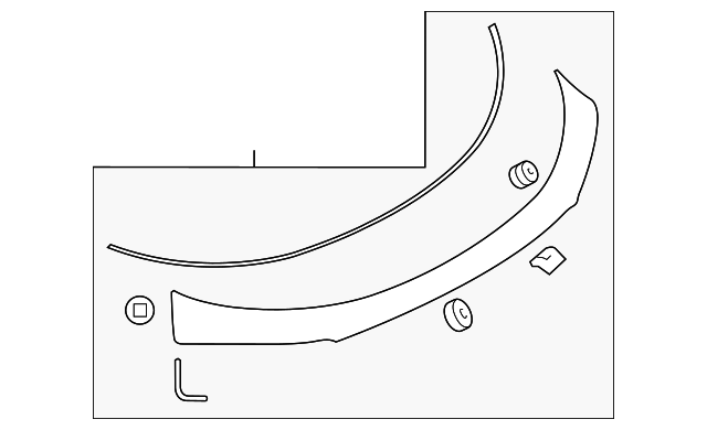 2016-2021 Mazda CX-9 Upper Molding tk4850810c2m | TascaParts.com