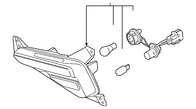 92305-M7500 - Signal Lamp Assembly 2022-2024 Kia Forte | Kia.Parts Store