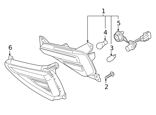 2019-2021 Kia Forte OEM NEW 19-20 Kia Forte Sedan Signal Light Driver ...
