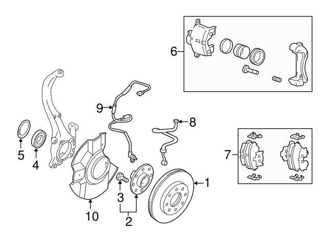 51712-3K010 - Rotor Front 2006-2013 Kia | Kia.Parts Store