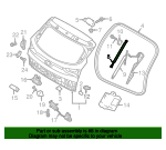 2016-2017 Hyundai Tucson Lift Cylinder 81771-D3001 | OEM Hyundai Parts