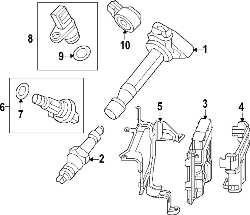 12290-6FB-A01 - 2023-2025 Honda Pilot - Spark Plug | Genuine Honda Parts