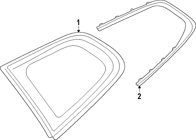 Genuine BMW 51-37-9-451-564 | Finish Molding | FREE Shipping on Most ...