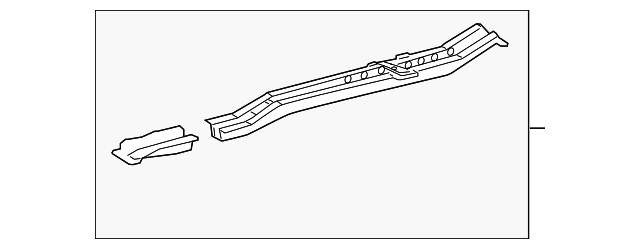 2008-2022 Toyota Sequoia Floor Rail 57603-0C020 | Toyota Parts Center