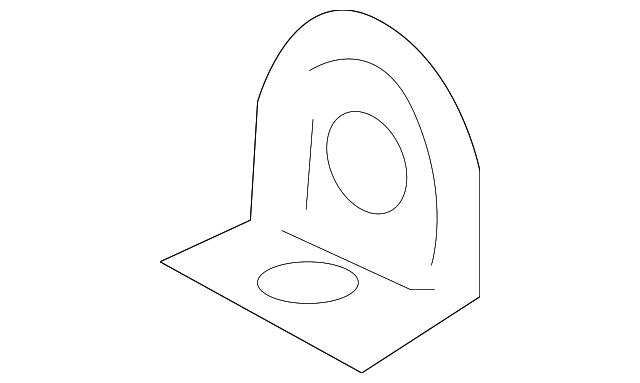 Toyota 2008-2023 Toyota Floor Reinforced Striker 58460-33010 | Toyota Parts