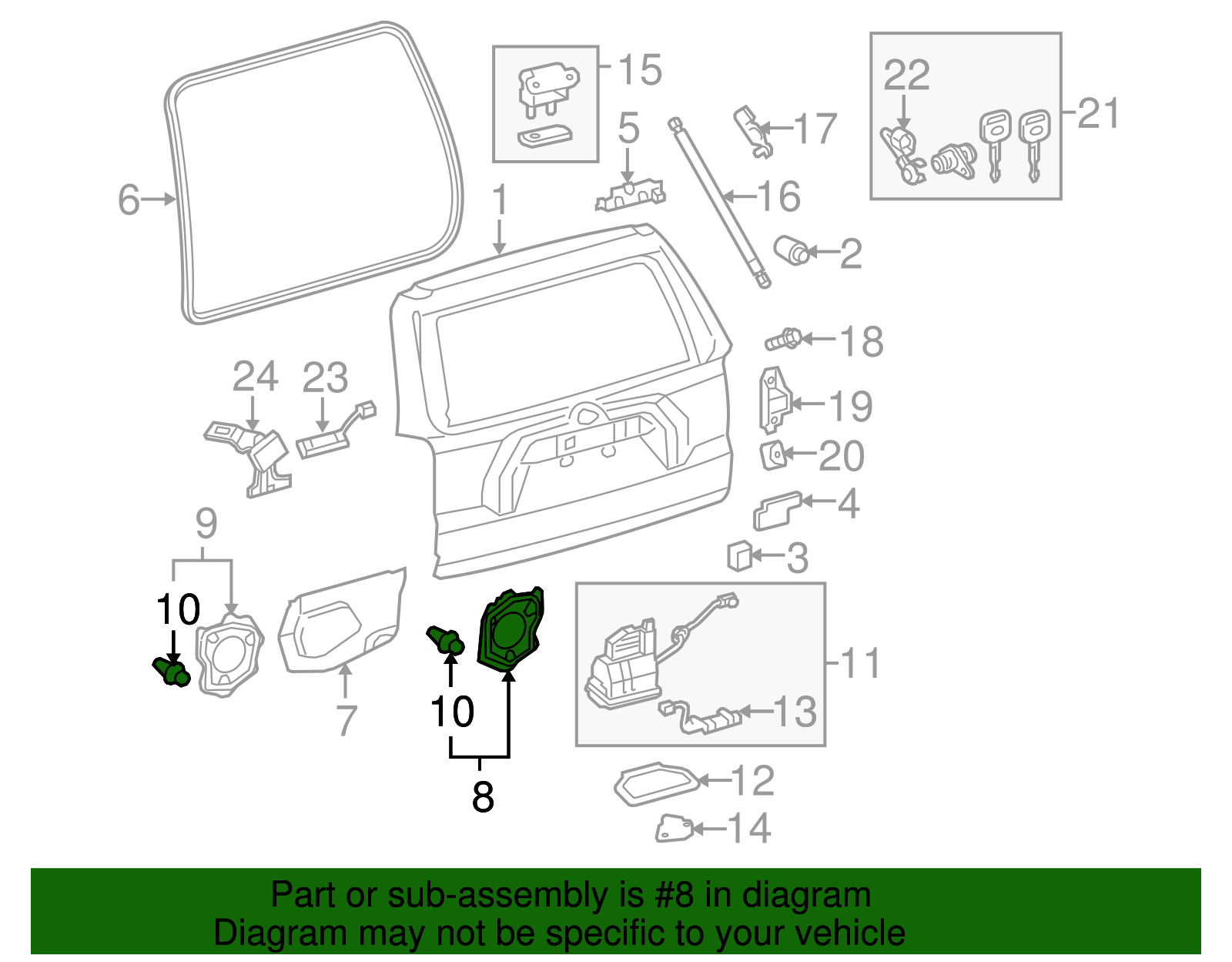 2010-2012 Toyota 4Runner Access Cover 67847-35040 | Toyota San Diego Parts