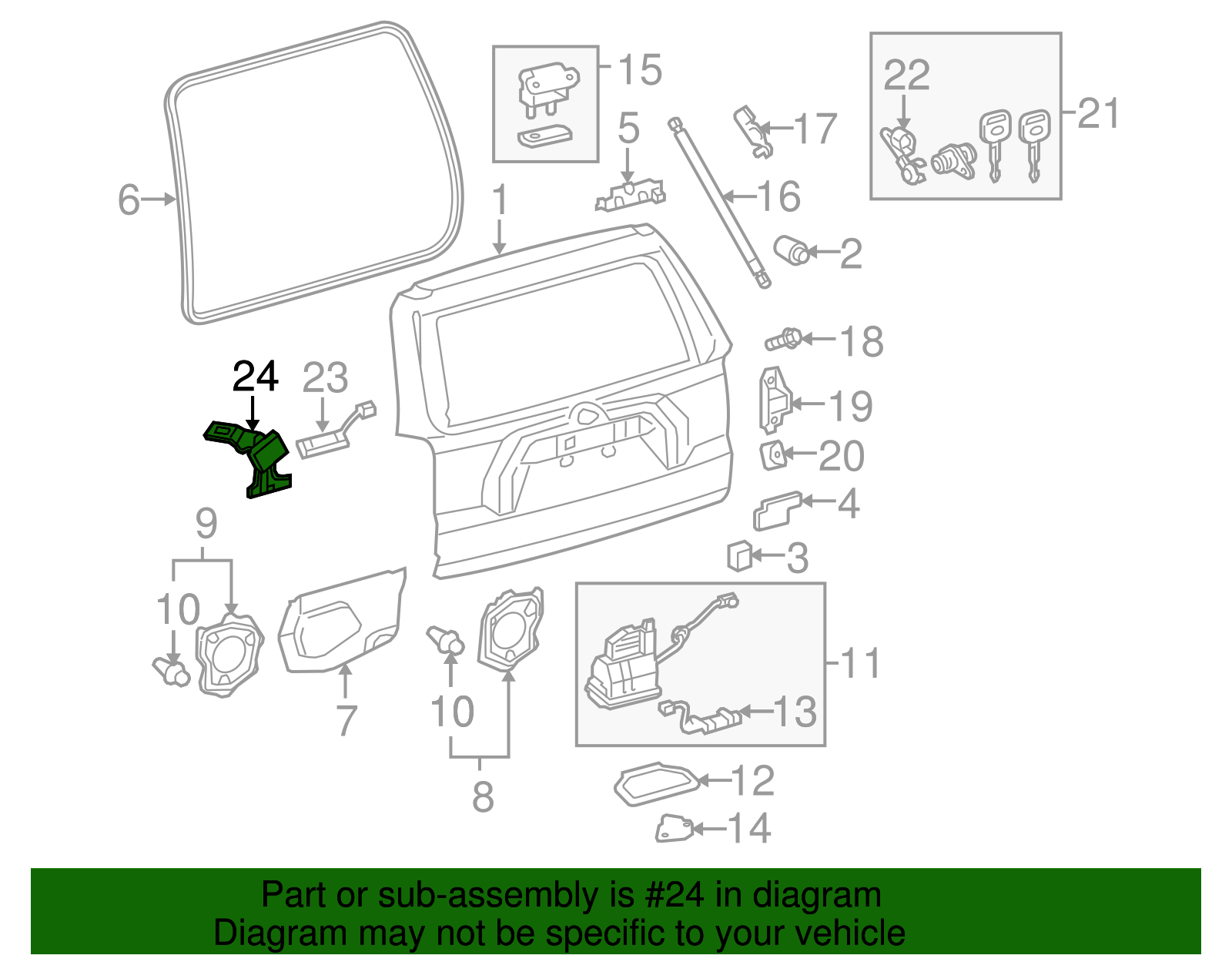 Genuine Toyota Multiplex Module part# 89222-35030 for 2010-2024 Toyota ...