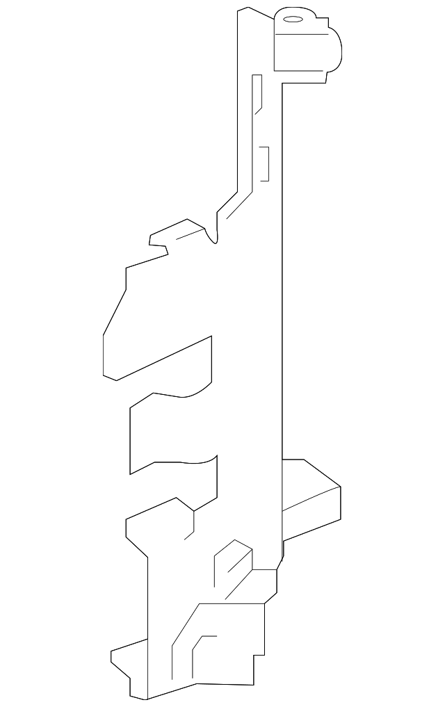 74166-TG7-A00 - Plate, L Front Air Guide - 2016-2018 Honda Pilot ...