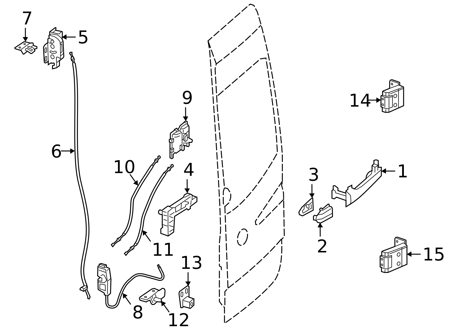 9107409600 - Lower Hinge 2019-2024 Mercedes-Benz | Mercedes-Benz USA Parts
