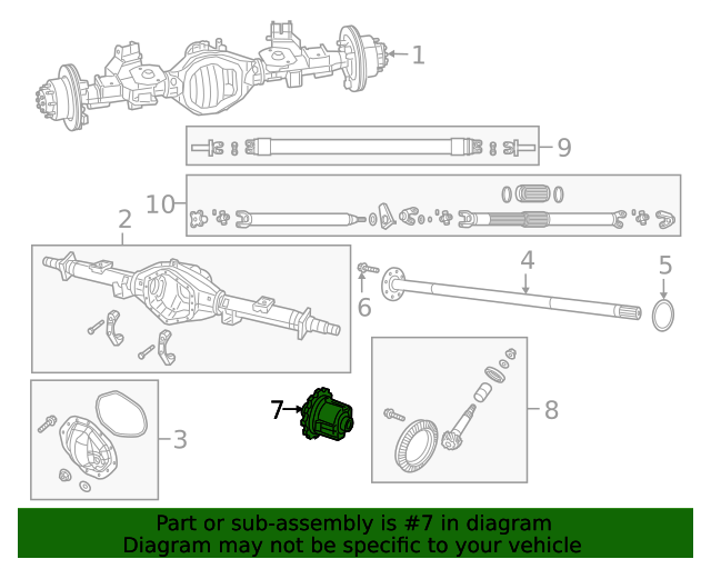 2019 Ram 2500 Differential Carrier 68455358AA | TascaParts.com